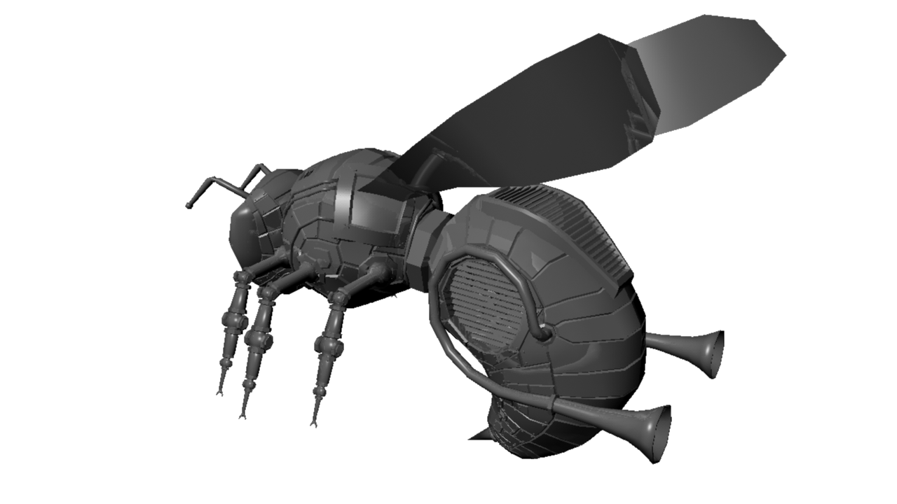 Matthew Adrian Rose Portfolio: RoboBee or Robotic Steampunk Bee: An old ...