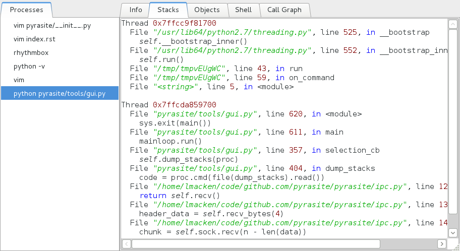 Pyrasite Inject Code Into Running Python Processes 1214