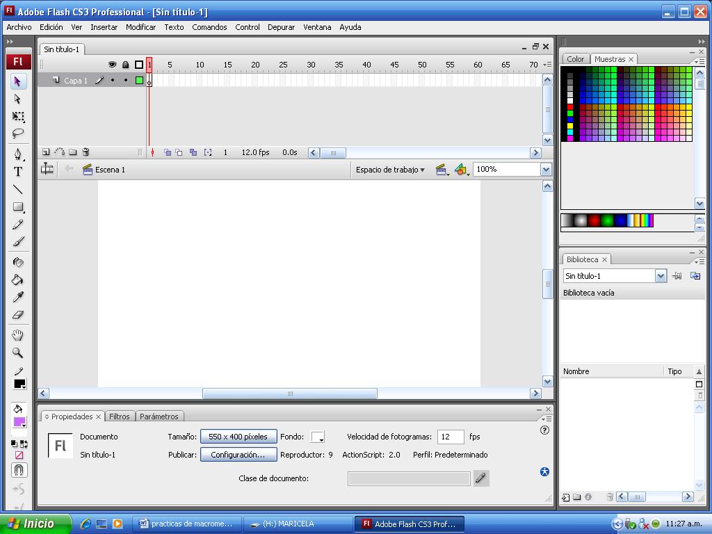 practicas MACROMEDIA FLASH