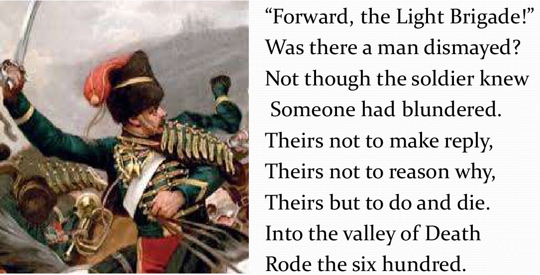 THE CHARGE OF LIGHT BRIGADE - Plus One