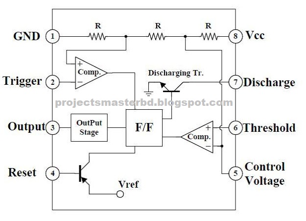 Police Siren Circuit Using Ne555 Timer Projectmaster