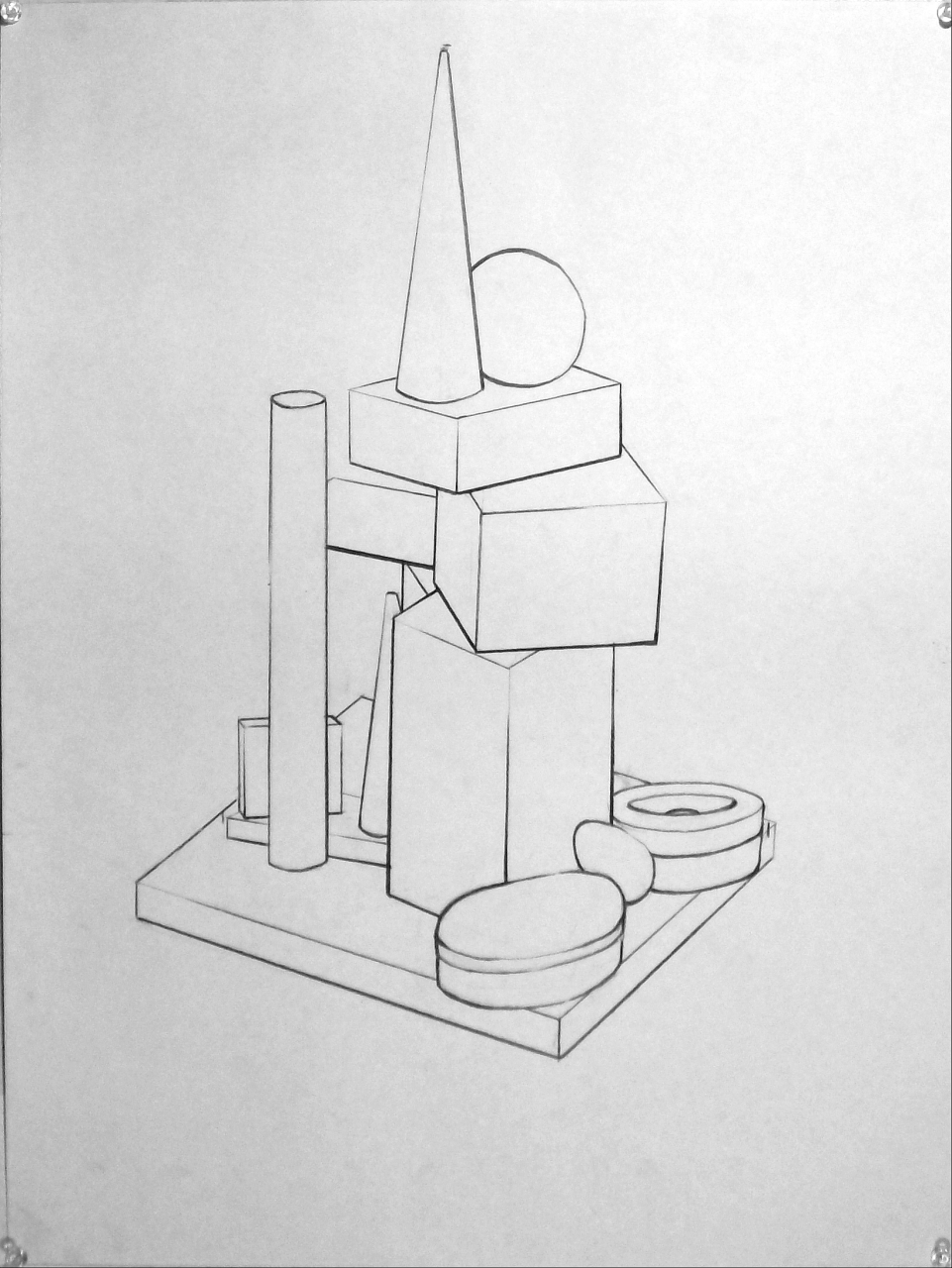 Bethel Intro To Drawing: In-Class Examples of Intuitive Perspective