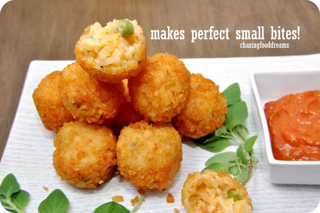 CHASING FOOD DREAMS: Simplot Hash Brown Arancini