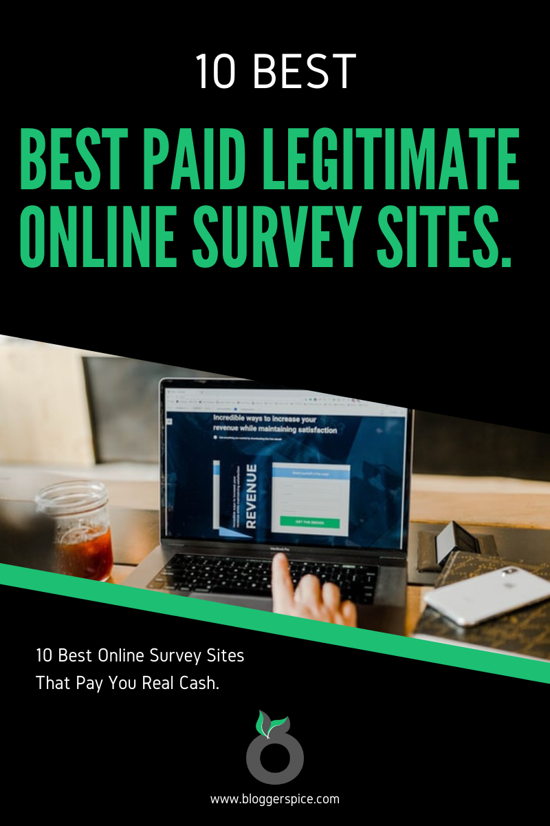 Reviews of the Top 10 Best Paid Legitimate Survey Sites - BloggerSpice ...