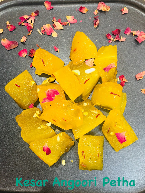 Kesar Angoori petha - From Sushma's Kitchen