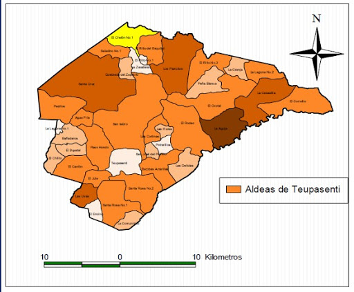 Cultural Teupasenti: Mapa de Teupasenti