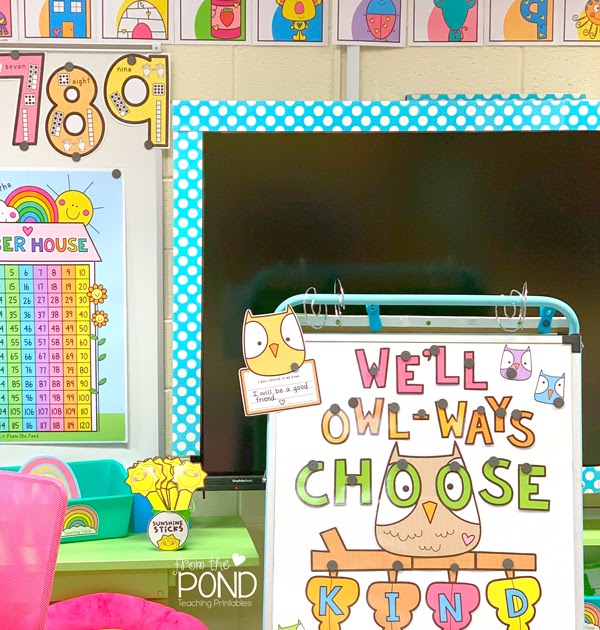 Choose Kind Classroom Display | From the Pond