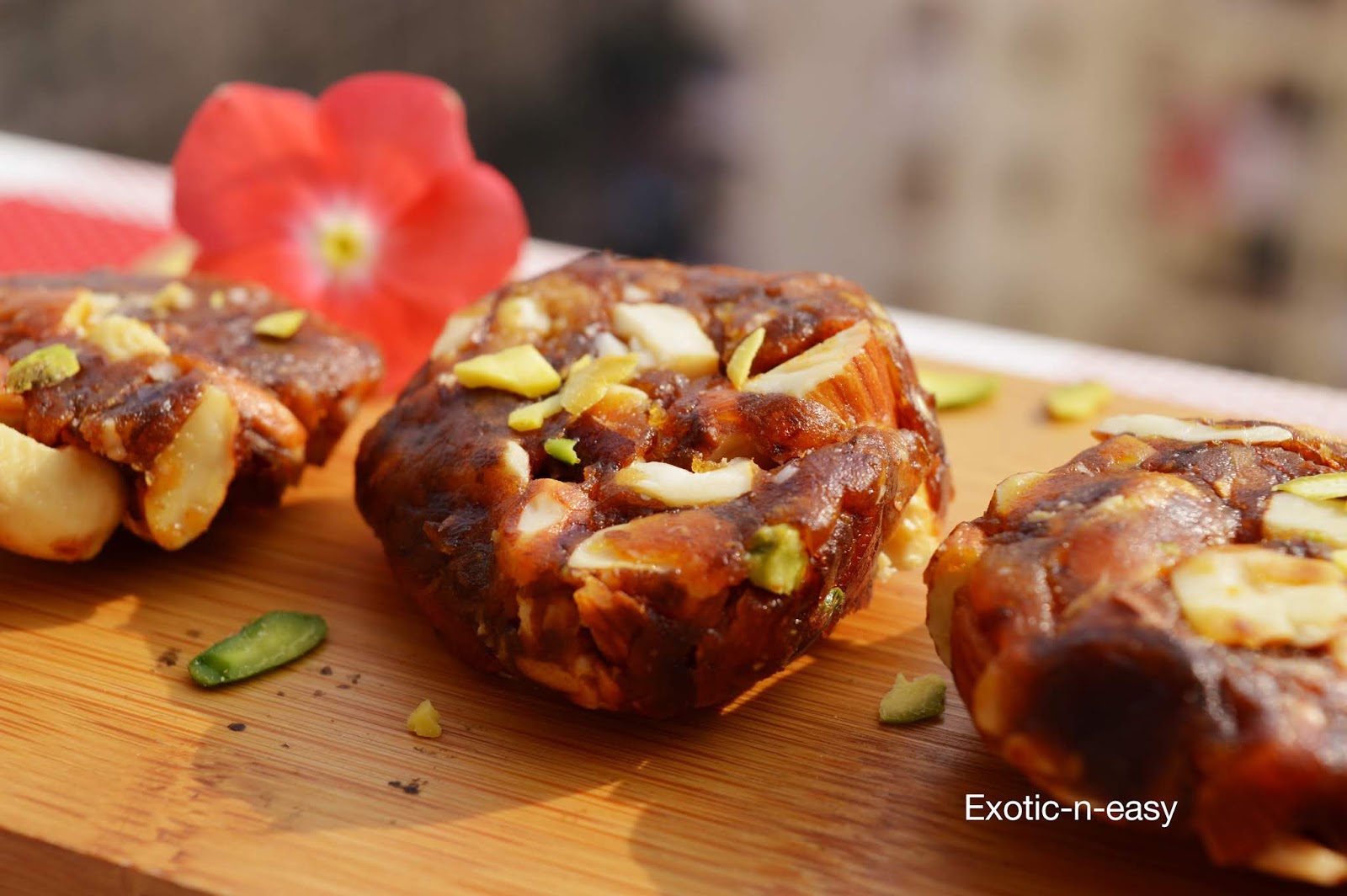 exotic-n-easy cooking: Dates DryFruit Barfi