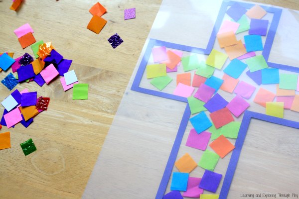 Learning and Exploring Through Play: Cross Suncatcher Craft