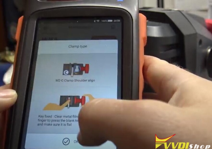 Dolphin XP005 Cut VW HU66 AKL on Key Tool Max | Xhorse VVDI Tools ...