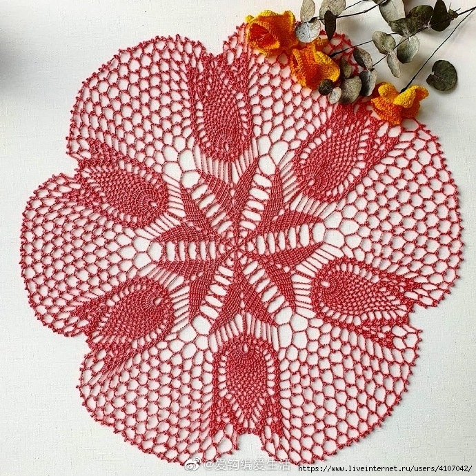 Crochet: Tulip doilies