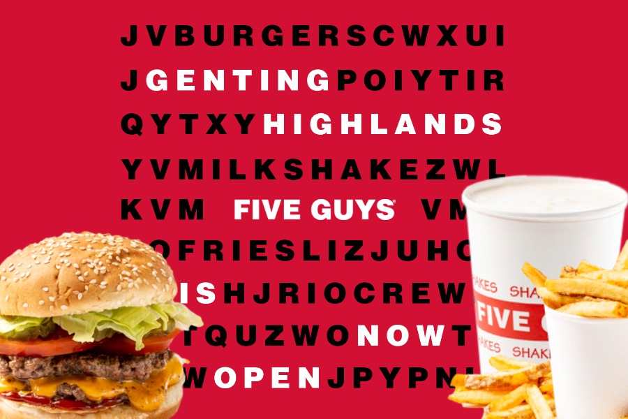 Cawangan Pertama Five Guys di Sky Avenue, Genting Highland Kini Dibuka ... Cawangan Pertama Five Guys di Sky Avenue, Genting Highland Kini Dibuka ...