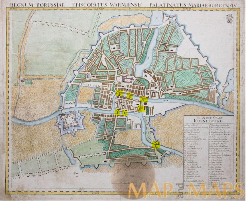 My Mappy Place: The Puzzle of the Map: Seven Bridges of Königsberg ...