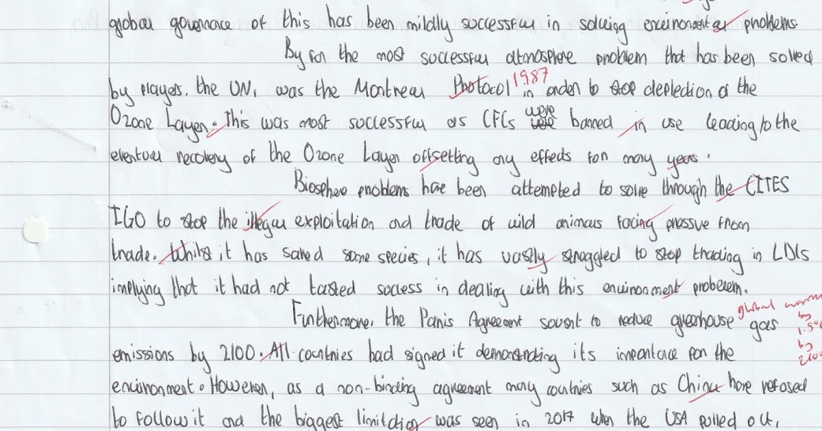A Level Revision Notes: Example Essay - Geography: Migration,Identity ...