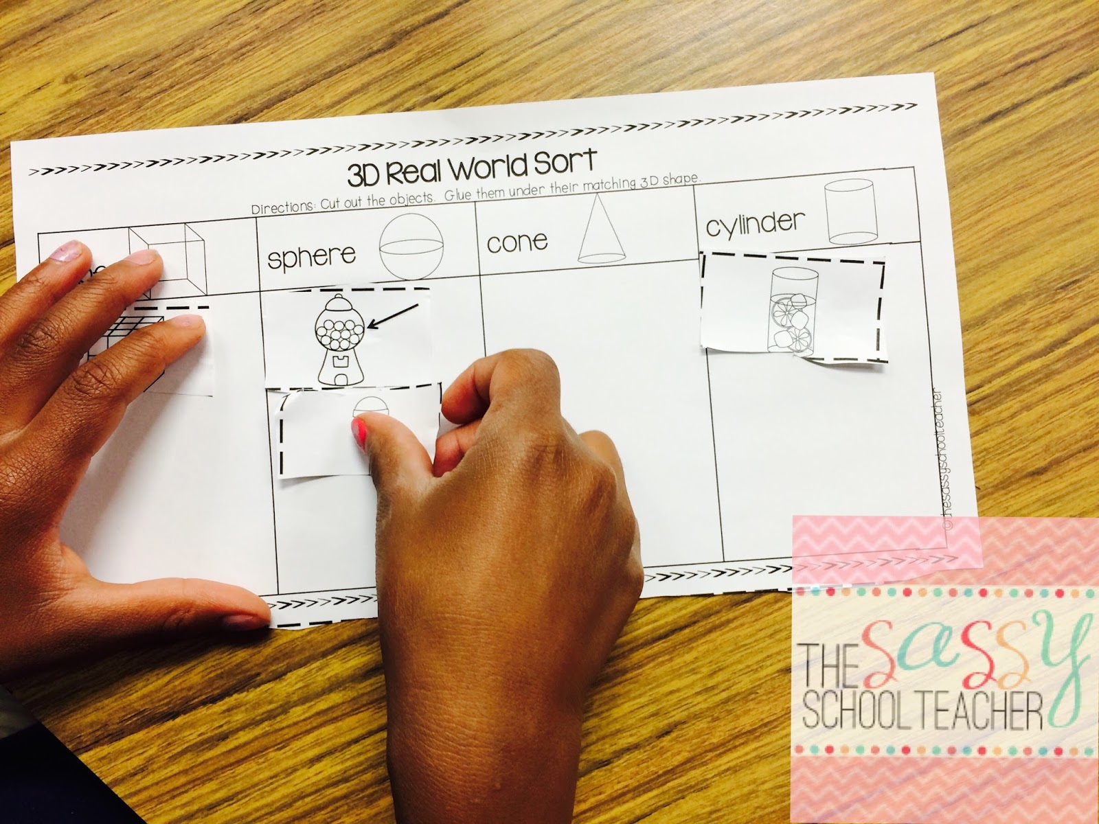 The Sassy School Teacher: Fun with 3D shapes!