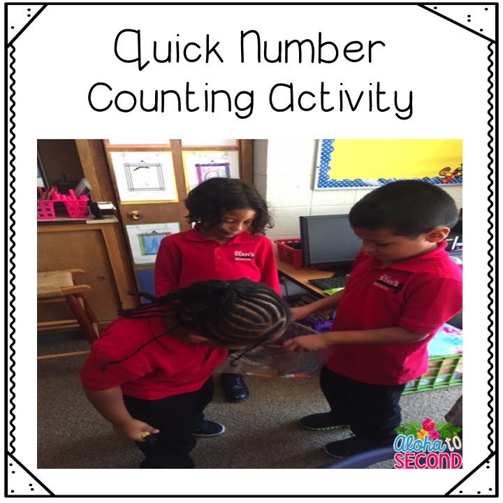 Aloha to Second: Quick Counting Activity