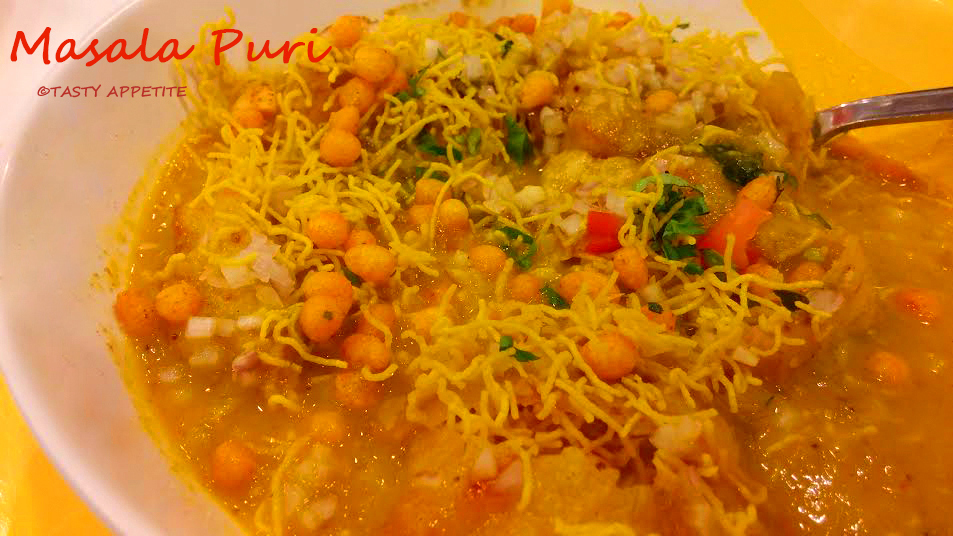 Masala Puri Chat / Masala Puri Recipe / Healthy Chat recipes