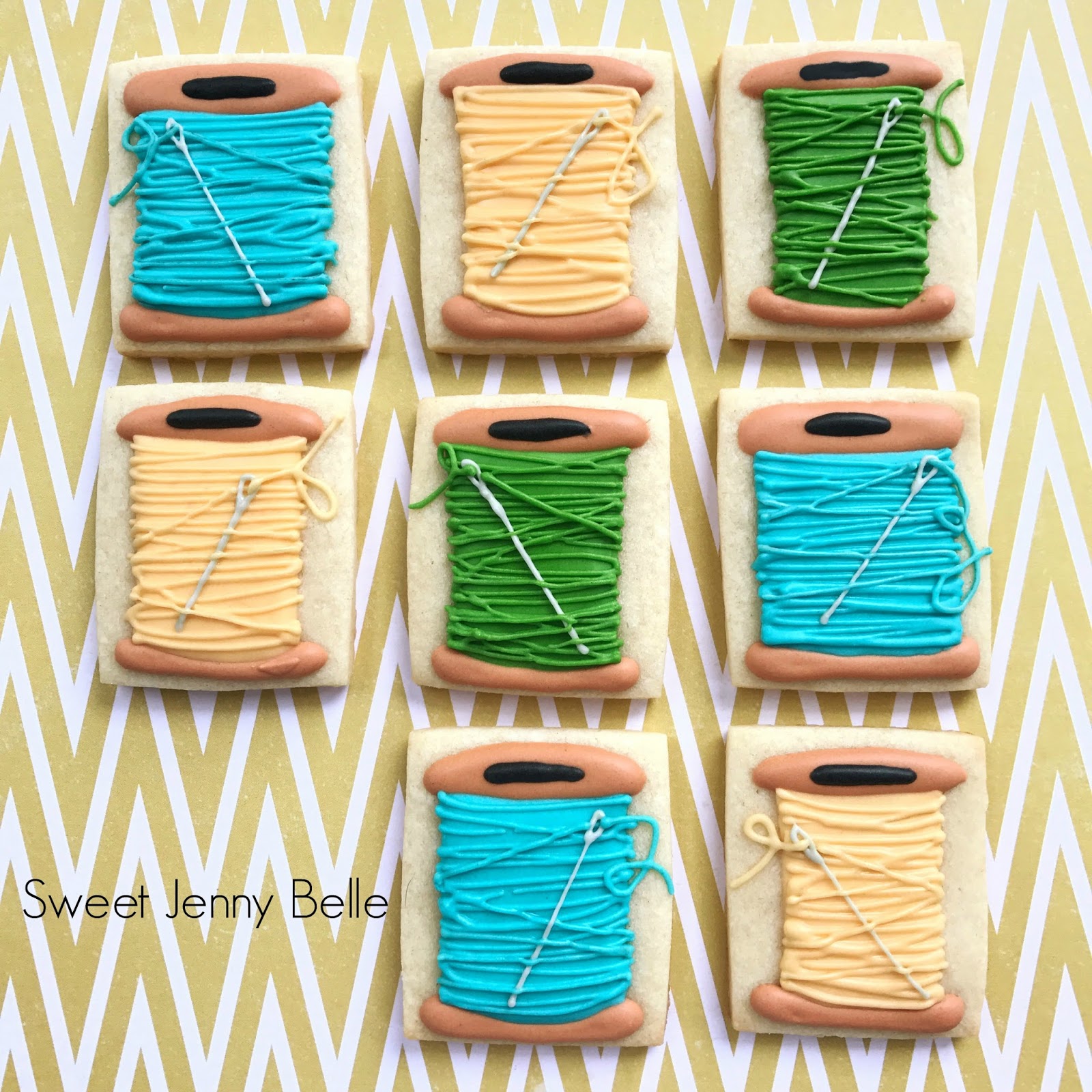 Quilting Thread - Decorated Cookies | Sweet Jenny Belle - easy sugar ...