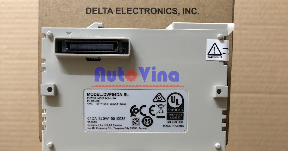 DVP04DA-SL Module Analog PLC Delta | Delta - Mitsubishi - Siemens
