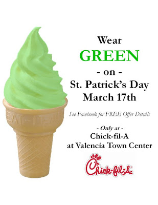 Frugal Fun Challenge: Happy St. Patrick's Day! Free Green Ice Cream ...