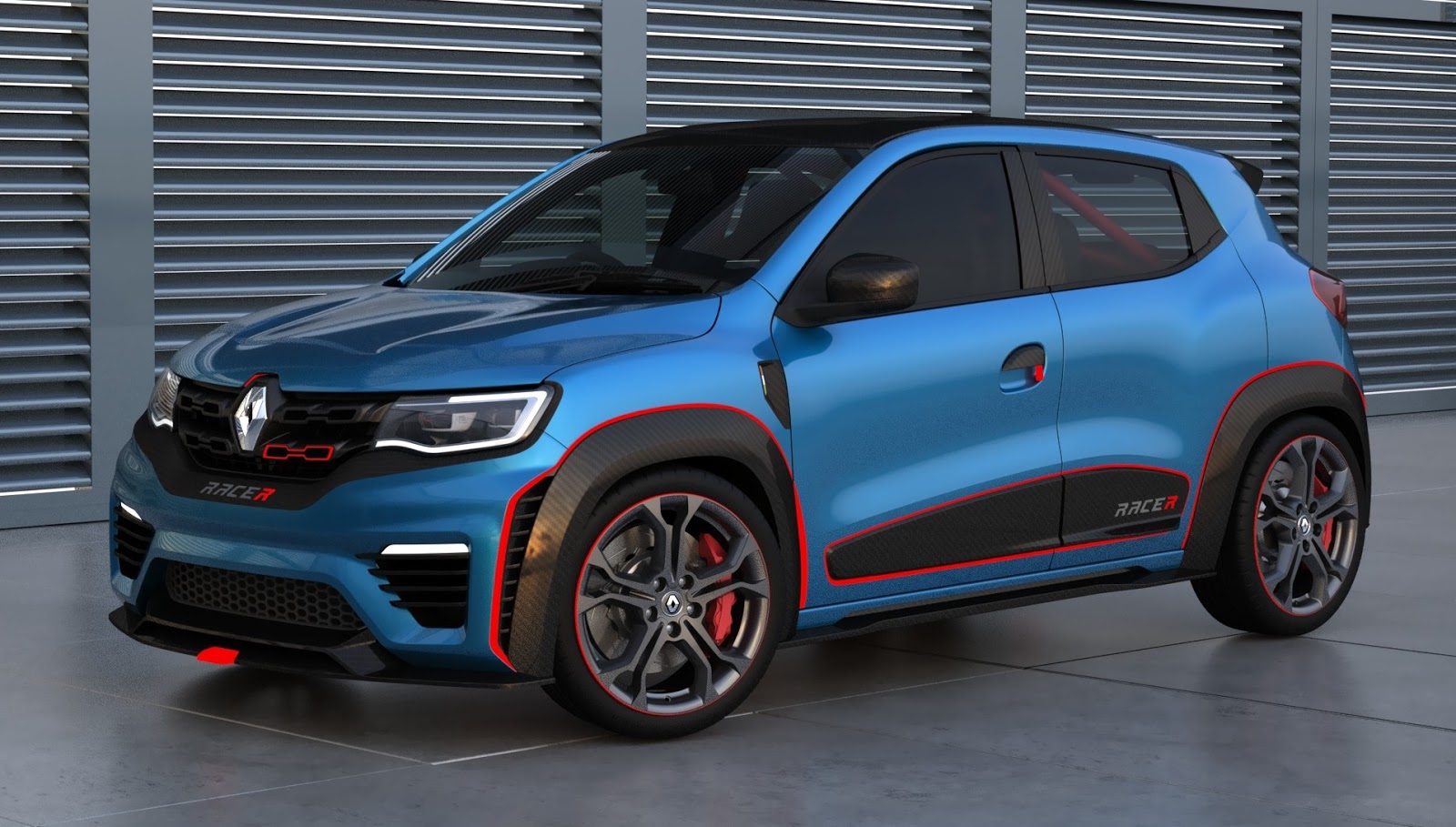 Renault apresenta Kwid em versões conceituais Climber e Racer