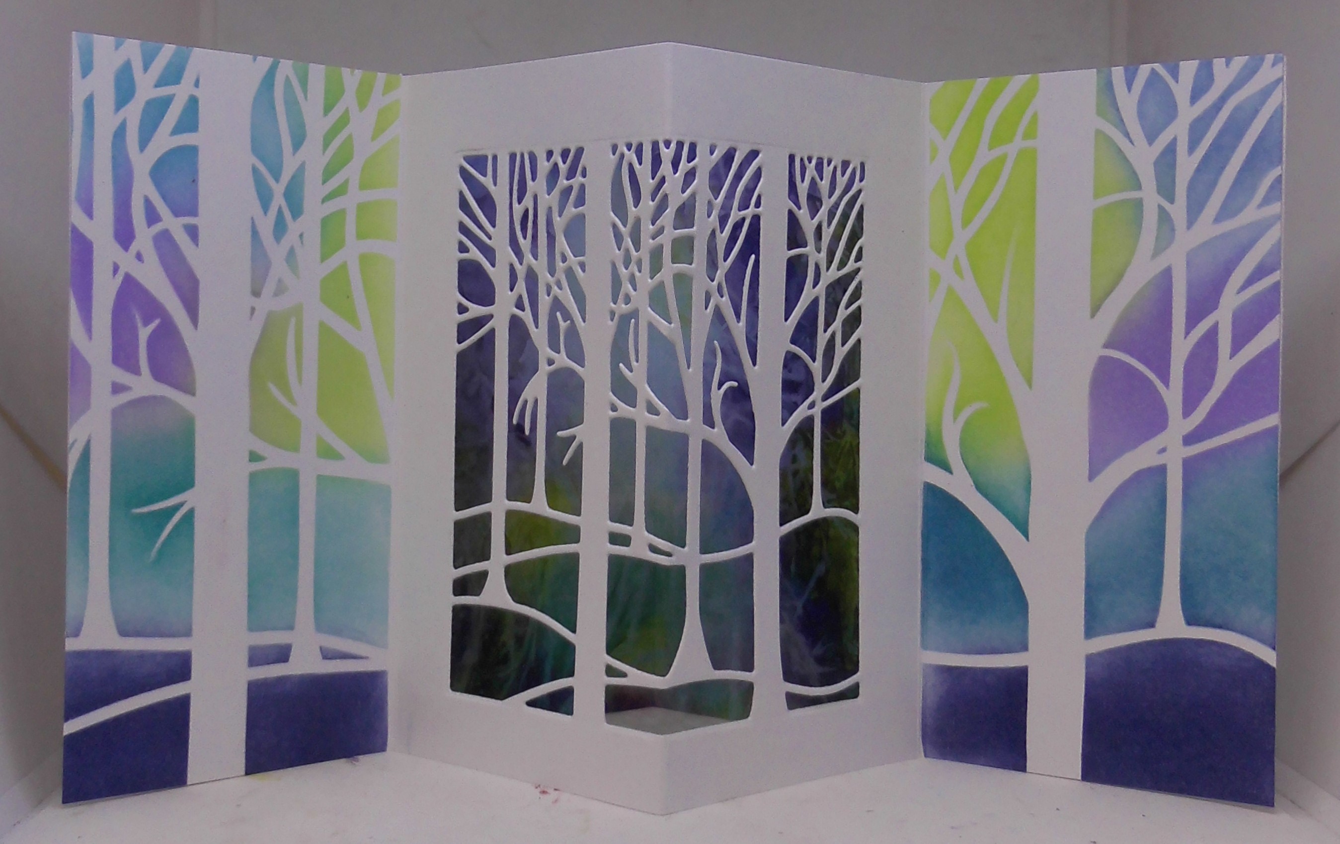 Sarah's Craft Shed: Pop-Out Treescape Card
