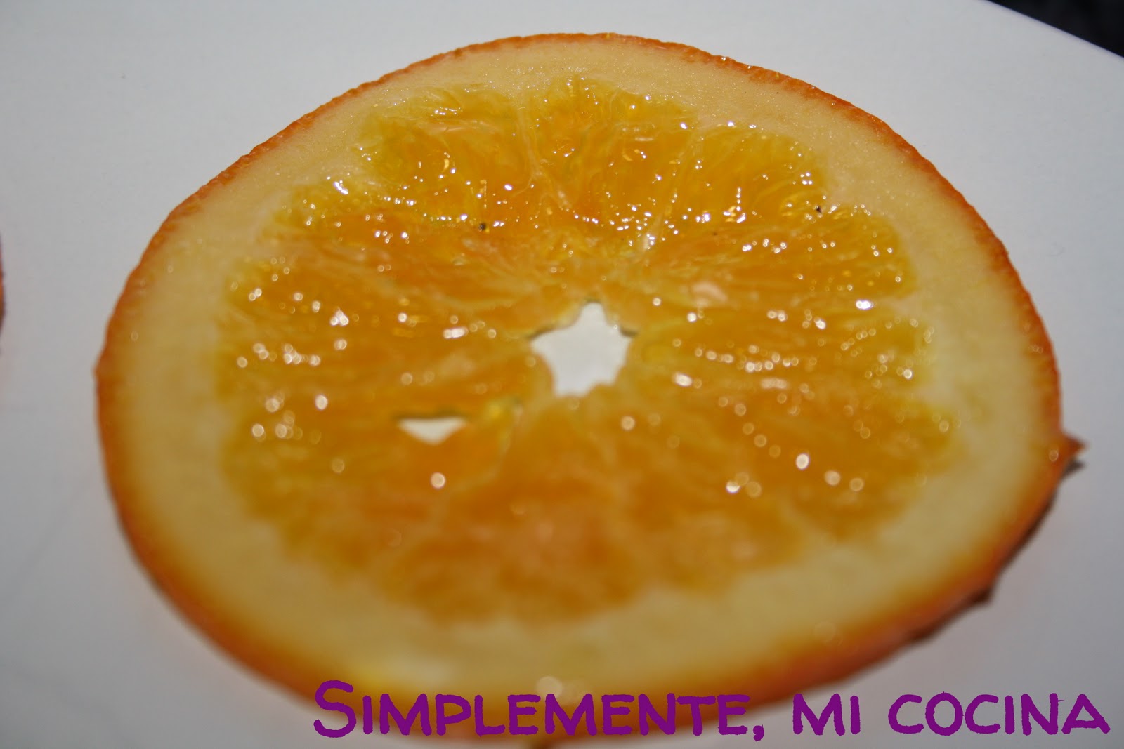 Simplemente, mi cocina: Naranjas confitadas