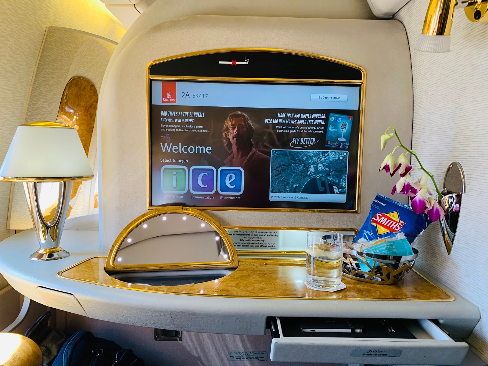 Review: Emirates EK417 First Class Boeing 777-300ER Sydney to Dubai ...