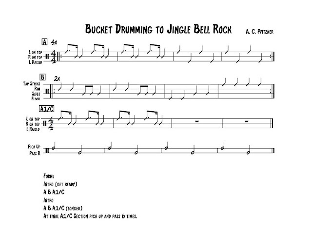 O For Tuna Orff: Jingle Bell Rock Bucket Drumming Routine