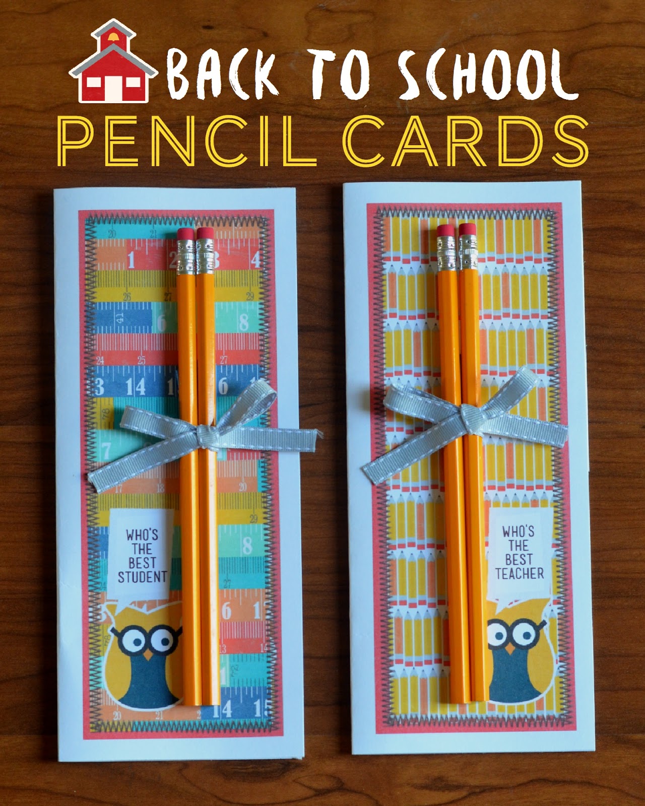 Digital Designs Scrapbooking: Back to School Pencil Cards