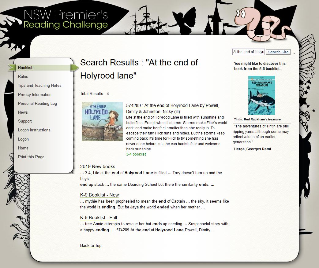 NSW Premier's Reading Challenge