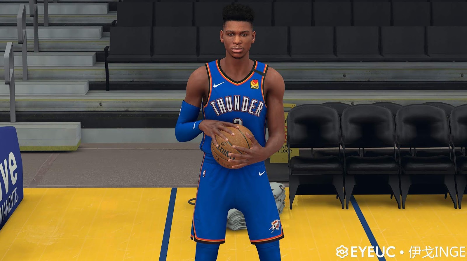 Shai Gilgeous-Alexander Face, Hair and Body Model By Igo Inge [FOR 2K20]