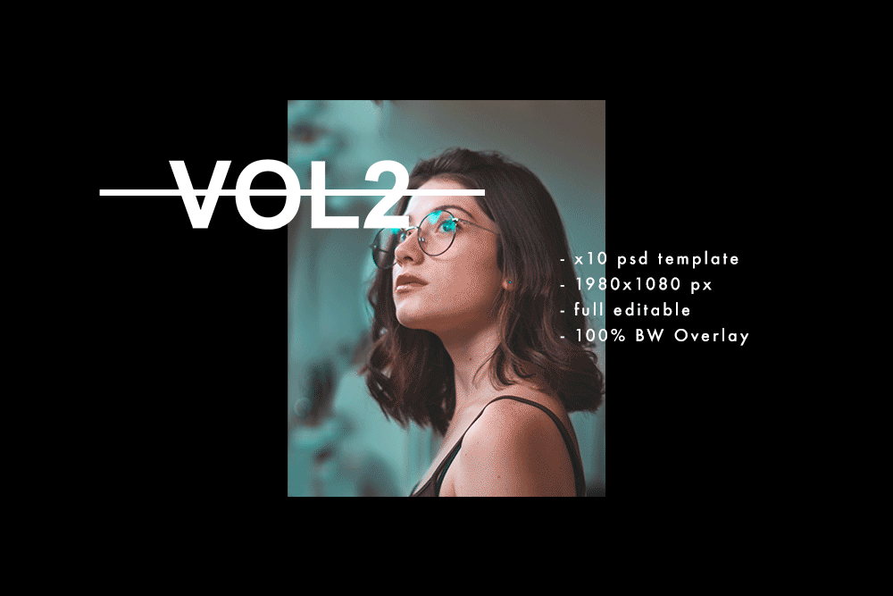 free 10 Text Animated Template for Photoshop VOL 2