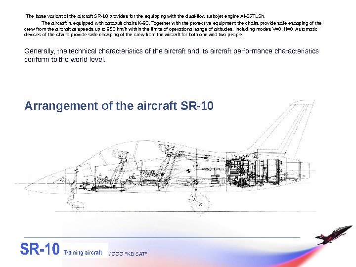Military and Commercial Technology: SR-10 Jet Trainer Aircraft