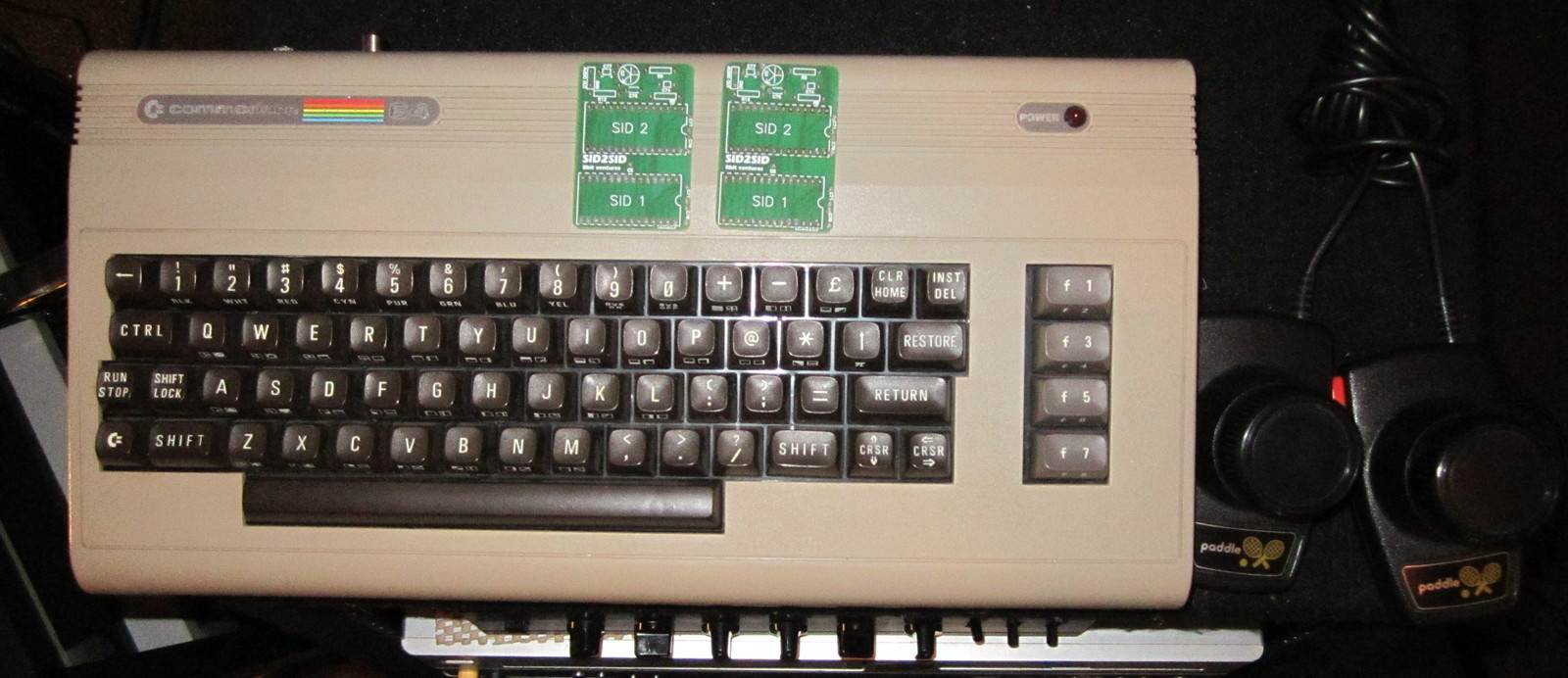 MATRIXSYNTH: Modded Commodore 64 with Mssiah and Cynthcart Catridges