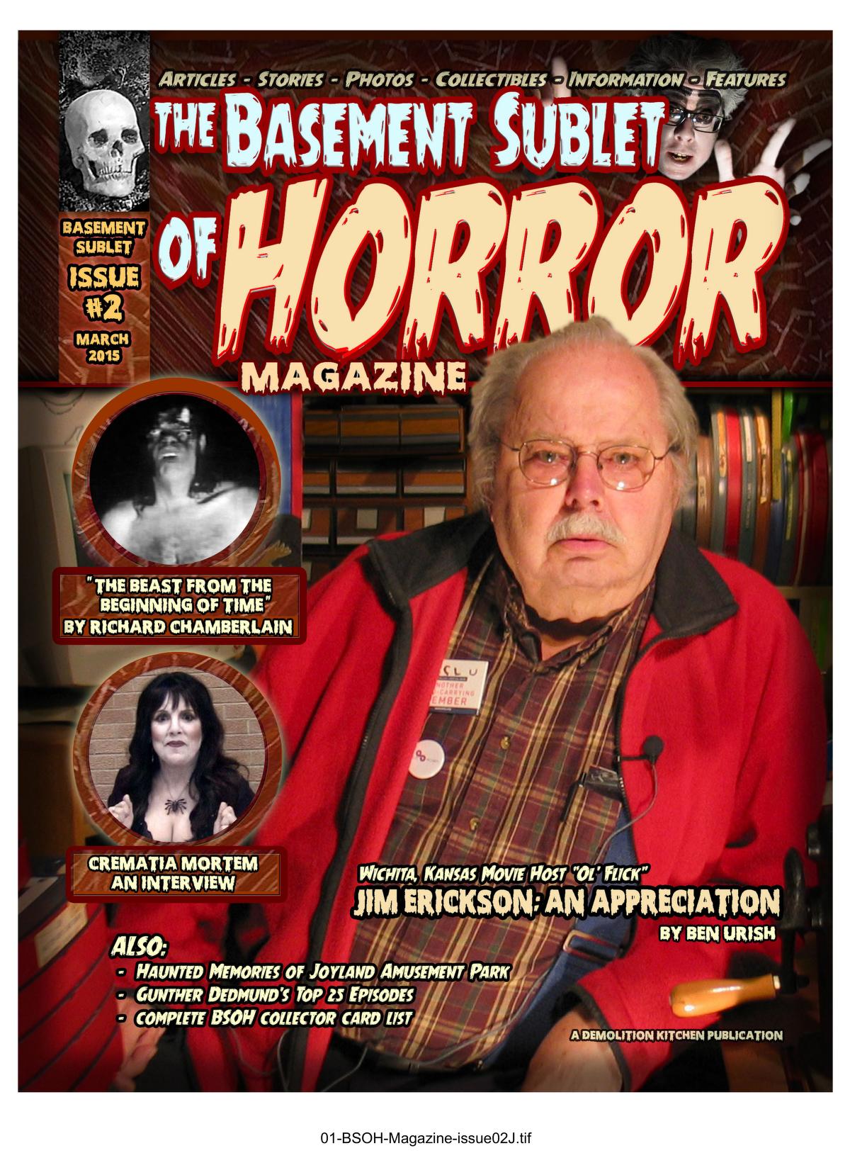 Moongem Comics: The Basement Sublet of Horror Magazine #2 Cover