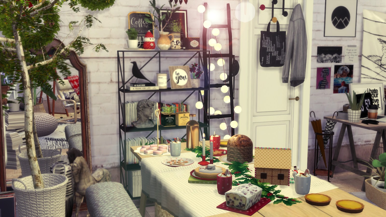 SIMS 4 - CHRISTMAS ROOM DL + CC - Bárbara Sims