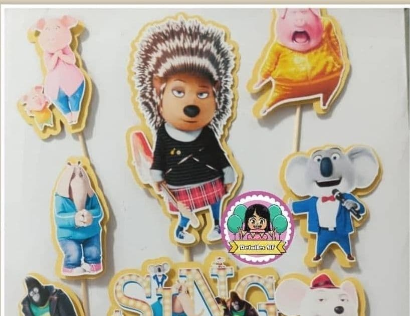 Topper 3d Sing - Mis Toppers Tus Toppers