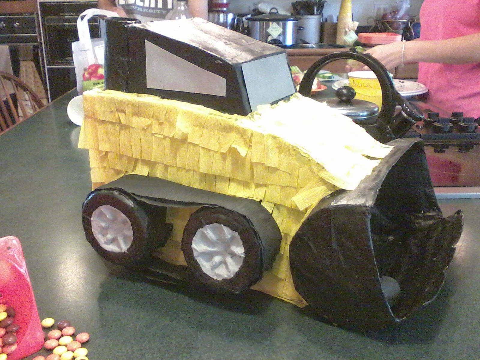 Bulldozer Pinata-- a tutorial