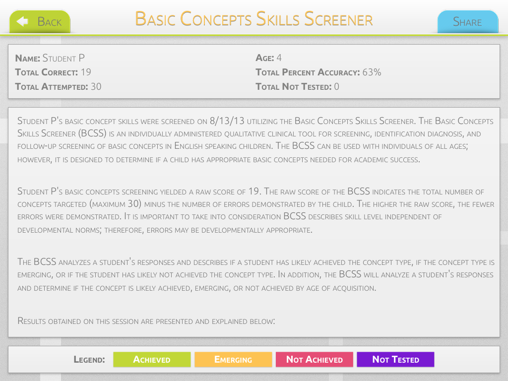Word Nerd Speech Teach: {Review} Basic Concepts Skills Screener