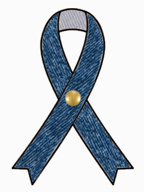 The Voice of Vexillology, Flags & Heraldry: Blue Jeans Awareness Ribbon
