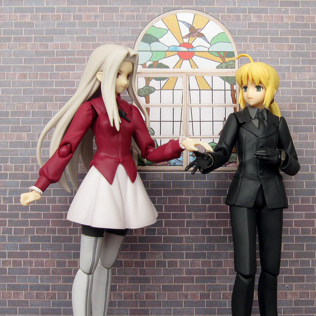 world of klaymore: figma Saber Zero in a suit