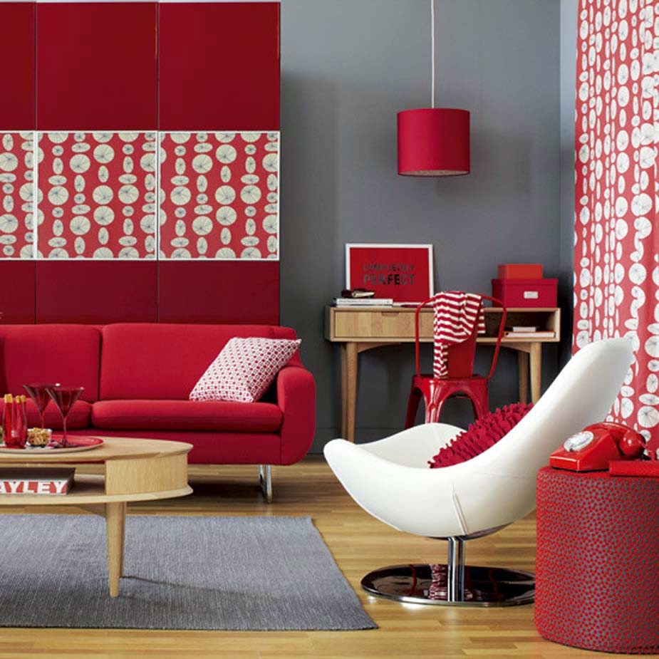 Elite Decor: 2015 Decorating Ideas with Red Color