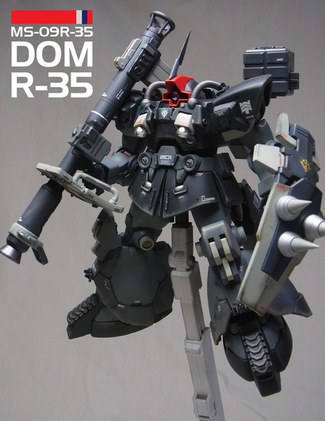 GUNDAM GUY: HGBF 1/144 Dom R35 - Customized Build