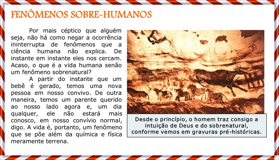 CONHECENDO O ESPIRITISMO-O INSTINTO PRIMITIVO,FENÔMENOS SOBRE­HUMANOS ...