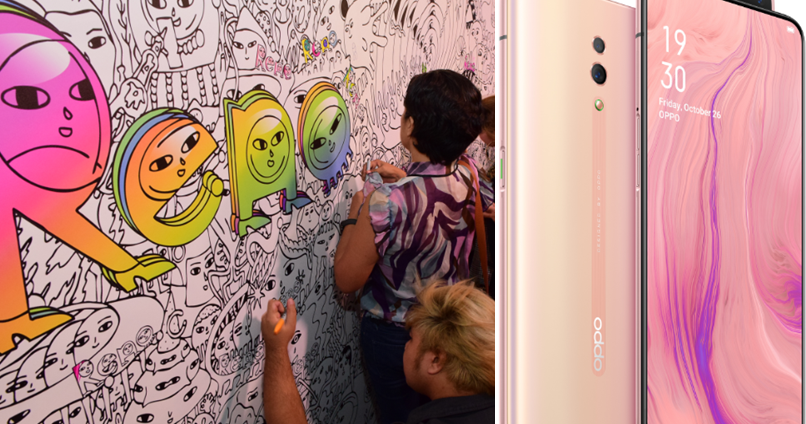 OPPO unveils pop-up art exhibit in BGC, outs Reno Sunset Rose colorway ...