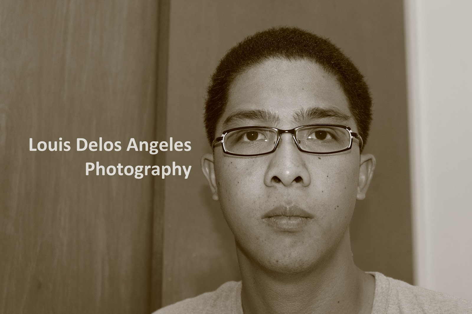 The Novice Shutterbug: Self-portrait in Monochrome