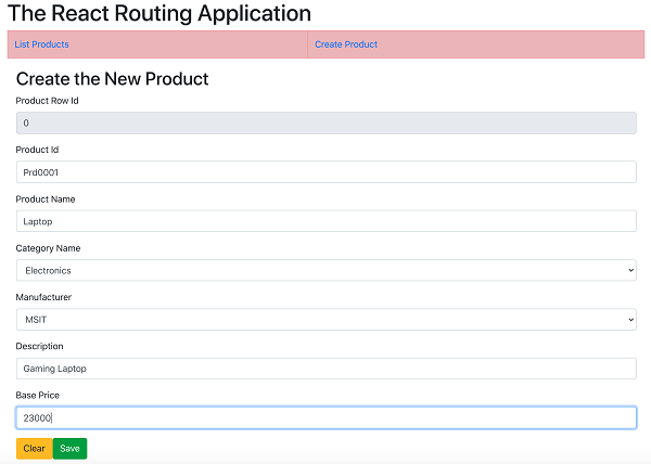 Routing in React.js Single Page Application using React-Router-Dom
