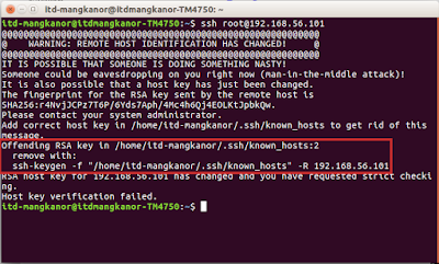 Unix Enthusiast : Linux: How to solve Host Key Verification Failed on Linux