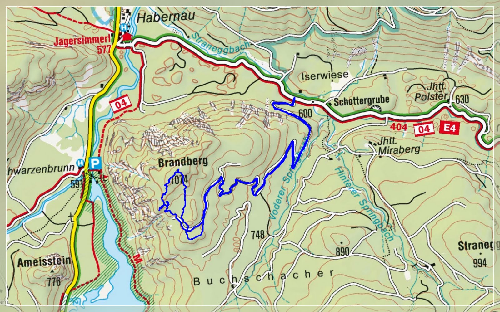 Helmut`s Bergtouren und Wanderungen: Brandberg - Almsee